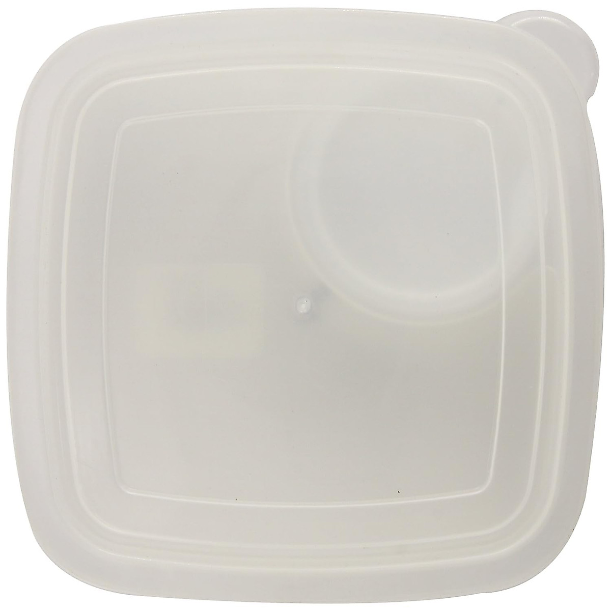 COMPAC HOME Take A Dip3 Deep Side Clear Food Storage Container - Divided Food Storage Containers with Lids - Microwave and Dishwasher Safe