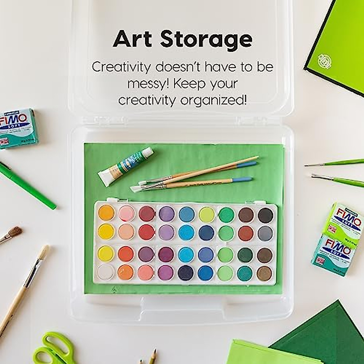 IRIS USA Portable Board Game Organizer Plastic Project Storage Case Box with Snap-Tight Latch, 10-Pack, Fits 8.5" x 11" Papers, for Games Puzzle Magazine A4 Paper Craft Hobby Art Supplies, Slim,Clear