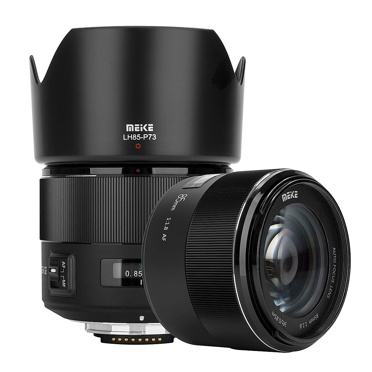 Meike 85mm f1.8 Wide Aperture Full Frame Auto Focus Telephoto Lens for Nikon F Mount DSLR Camera and Compatible with Nikon APS-C Cameras D610 D750 D780 D810