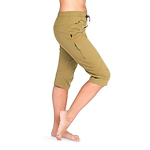 Ucraft "Xlite Women's Rock Climbing and Bouldering and Yoga Knickers. Lightweight, Stretching, Breathable (412 S,Womens,Mustard)