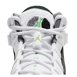 Big Kid's Jordan 6 Rings White/Green Strike-Black (323419 130) - 5