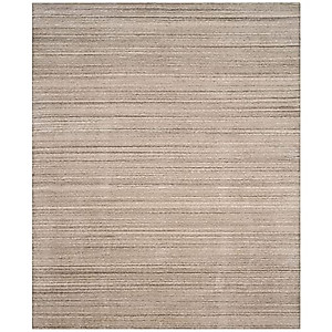 SAFAVIEH Himalaya Collection Area Rug - 8' x 10', Stone, Handmade Wool, Ideal for High Traffic Areas in Living Room, Bedroom (HIM820A)