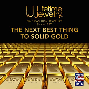 LIFETIME JEWELRY 1mm Rope Chain Bracelet for Women Men Teen 24k Real Gold Plated (Gold, 7 inches)