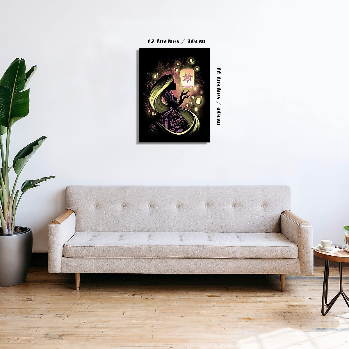 Youtheart Painting with Diamonds Rapunzel Diamond Art Tangled, 5D Full Drill Cross Stitch Embroidery Kits, DIY Wall Décor