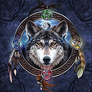 Skinit Decal Gaming Skin Compatible with PS4 Slim Bundle - Officially Licensed Tate and Co. Wolf Symbols Design