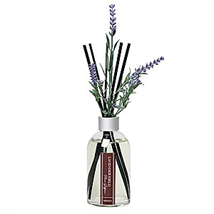 Aronica Flower Reed Diffusers Bathroom Decor, Lavender Field Scent, 6.76 oz, Home Decor Lavender Bathroom Air Freshener, Guest Room Decor, Infuser with Essential Oils, Office Decor for Women