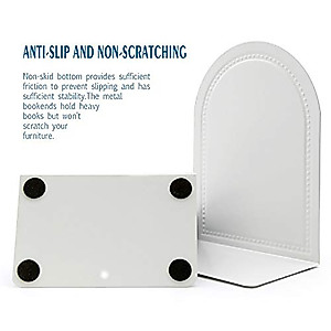 Bookends-Heavy Duty Bookends Metal Book Ends Universal Economy Bookends