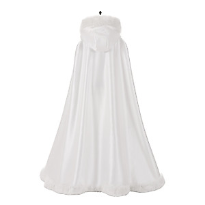 WOWBRIDAL Women's 57in Bridal Cape Wedding Cloak With Hand Muff Floor-length (White)