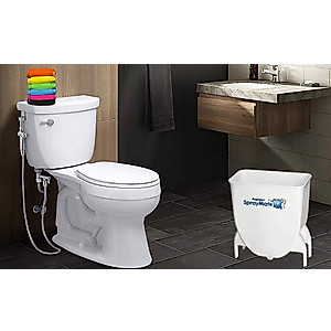 Aquaus SprayMate & Aquaus 360 Premium Diaper Sprayer for Toilet Bundle (ABS Polymer Sprayer)