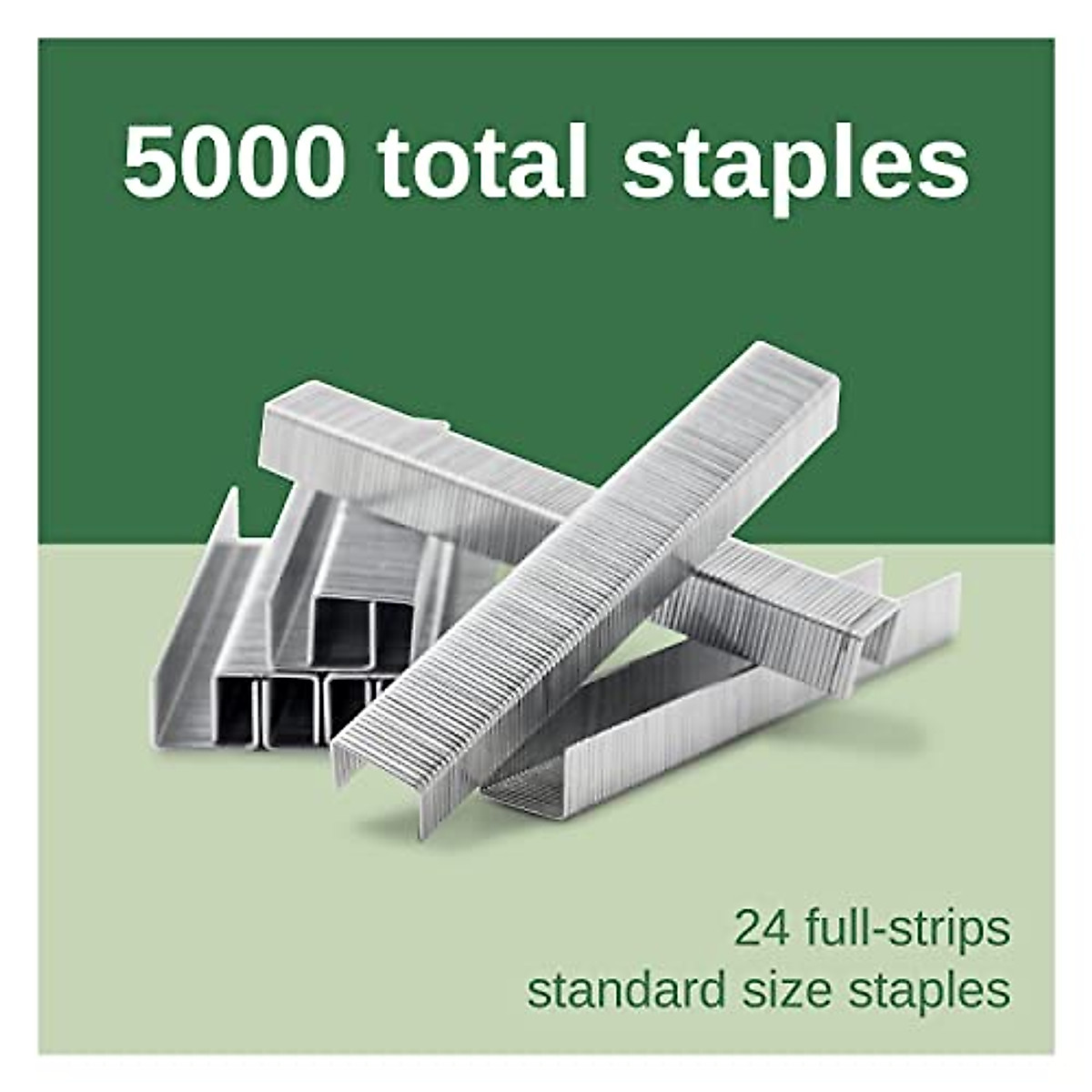 EcoElectronix Standard Staples - Jam-Free Staples Compatible with Most Desktop Staplers - 1/4" Length, 210 Staples Per Strip - at Home or Professional Office Supplies