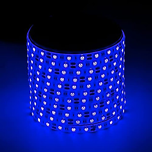 Dobertry Rv Underglow Led Light Kit, Underbody Accent Lighting for Camper Motorhome Travel Trailer Concession Stands Food Trucks, Rv Led Light Strip, Rv Awning Lighs, 5m(16.4ft), Dc 12v, Blue