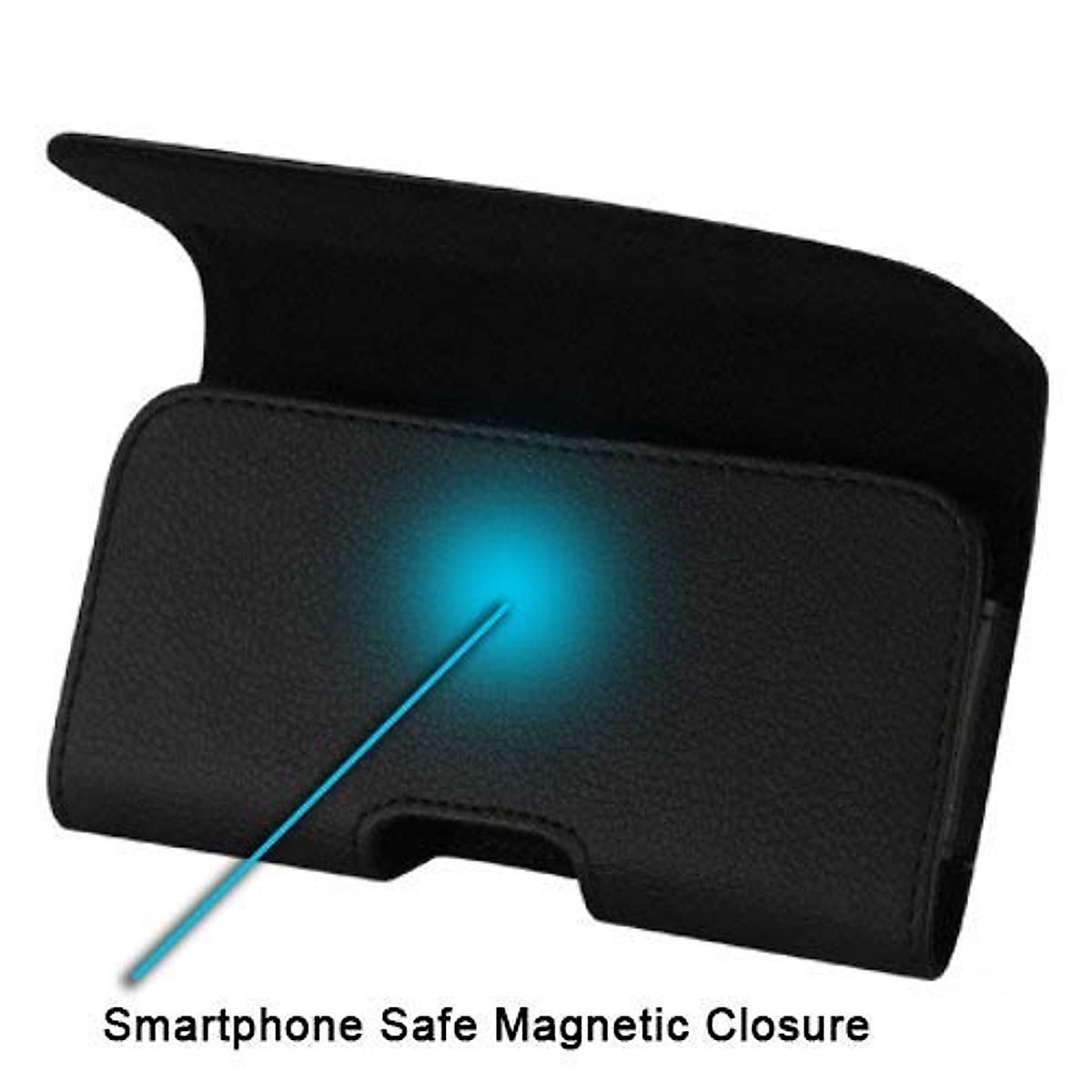 AGOZ Leather Case for Sony Xperia PRO-I, Xperia 1 III, Xperia PRO, Xperia 1 II, Xperia 10 Plus, Xperia XA2 Ultra, Xperia XA1 Ultra, Xperia C5 Ultra, Xperia T2 Ultra, Pouch Holster w/Belt Clip Loops