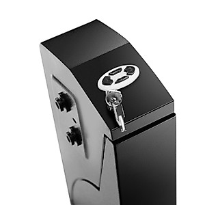 GOJOOASIS Gun Safe Quick Access Under Desk Pistol Security Handgun Storage Box with Keypad and 2 Backup Keys