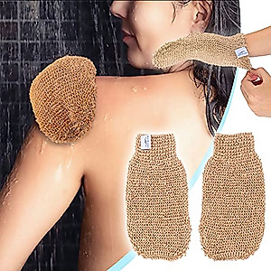 Texture And Spa Exfoliating Dual Massage For Shower Body Gloves Bath Scrubs Beauty Tools Body Sponge Men