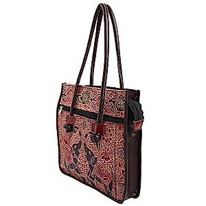 Indian Handmade Leather Ethnic Vintage Tribal Shoulder Bag Purse Black