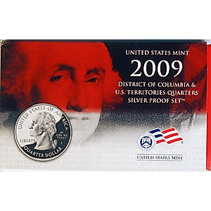 2009 Silver Proof US Territories Quarter Set in Original Mint Packaging