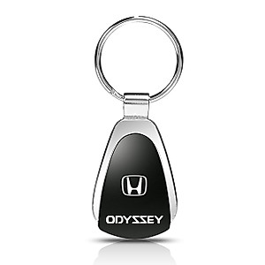 Au-TOMOTIVE GOLD Tear Drop Key Chain for Honda Odyssey (Black)