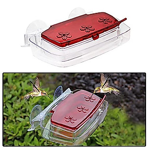 Juegoal Window Hummingbird Feeder, 8-Ounce