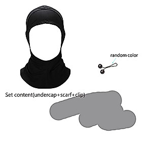 Muslim Cotton Hijab Jersey - 2pcs High Stretch Muslim Headwarps Soft Hijab Scarf for Women I (Scarf+Undercap), 70" x 21.5"