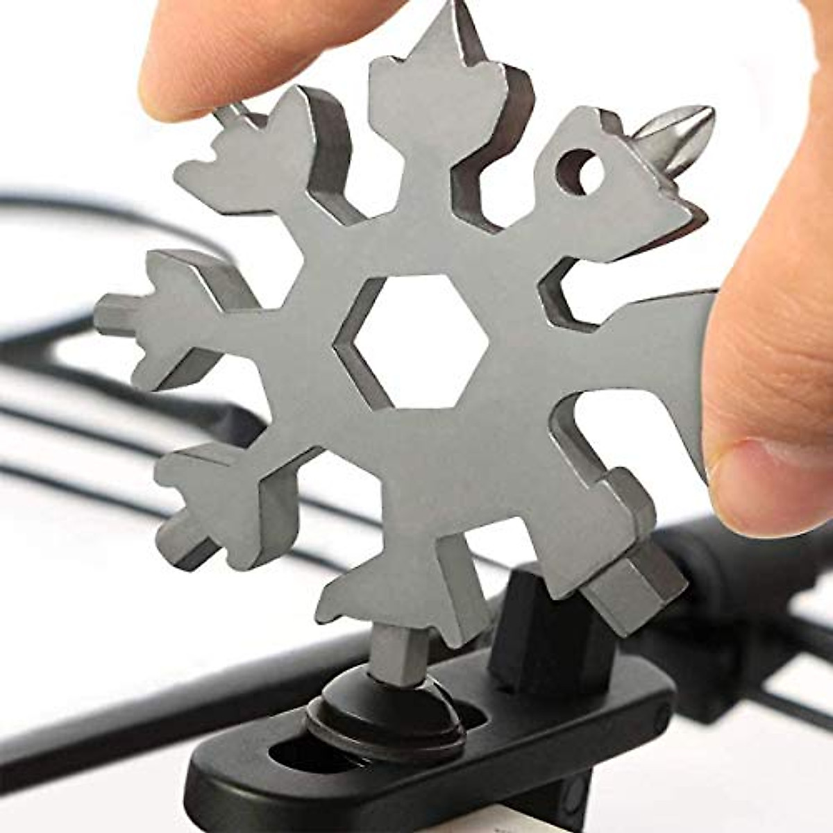 18 In 1 Snowflake Multi-Function Tool, Stainless Steel Snowflake Tool, Beer Bottle Opener, Beautifully Packaged