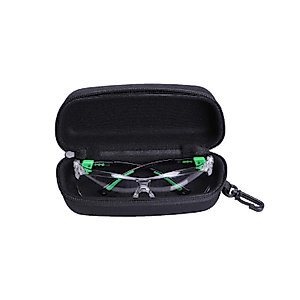 LTGEM Hard EVA Case for Safety Glasses Within Size 7.2 x 3.2 x 2.3- Travel Protective Carrying Storage Bag (Sale Case Only)
