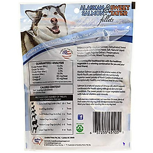 Carolina Prime Pet 45106 Salmon And Sweet Tater Fillets Treat For Dogs ( 1 Pouch), One Size