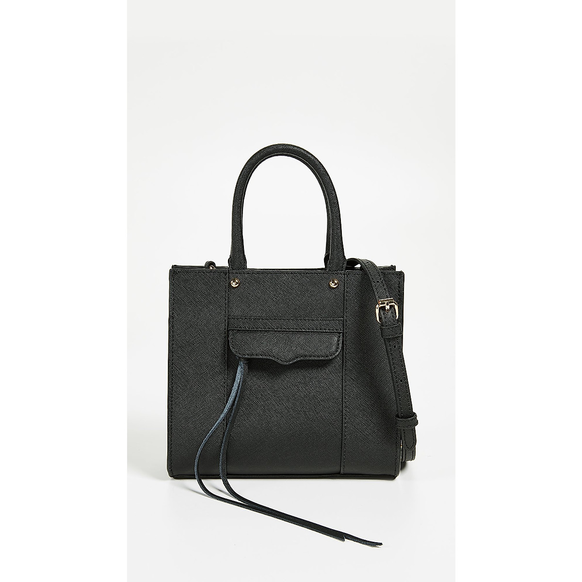 Rebecca Minkoff MAB Tote Mini Cross Body Bag,Black,One Size