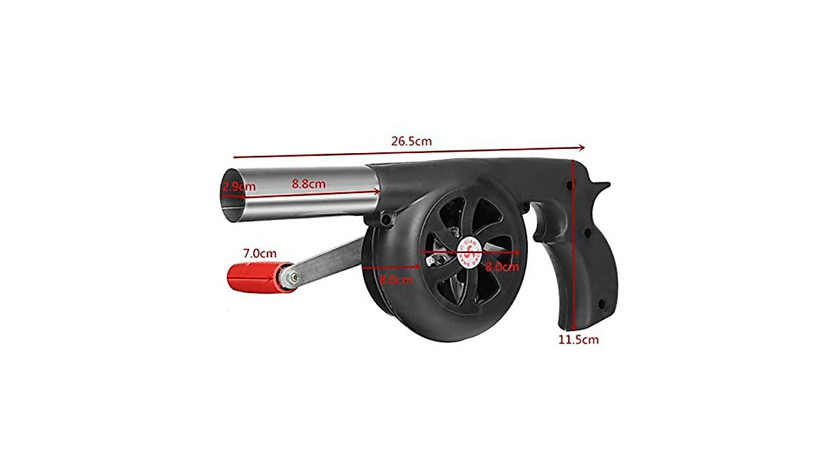 Esweny Hand Crank BBQ Fan & Air Blower - Portable & Durable