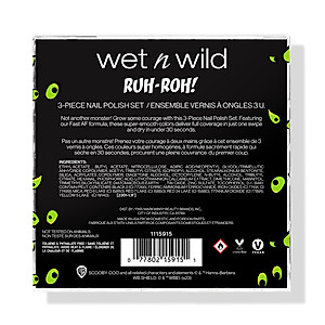 wet n wild Scooby Doo Collection RUH-ROH! 3-Piece Nail Polish Set