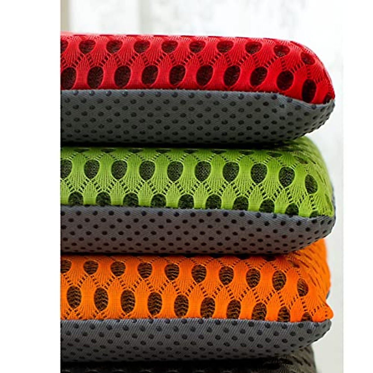 HYZXK Seat Cushion with Non-Slip Cover 100% Memory Foam,Seat Cushion for Back Pain with Ergonomic Design,- Perfect for Office Chair Car Wheelchair Travel,Orange,45x45cm