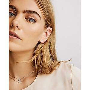 Kendra Scott White Diamond Marisa Stud Earrings in 14k White Gold, Fine Jewelry for Women