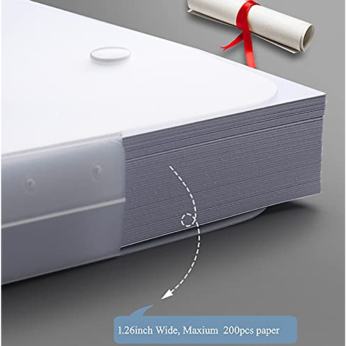 Sohynca Plastic Art Portfolio, Large Art Portfolio with Handles,Waterproof Portfolio Folder for Artwork, Arts Storage Case for Drawing Sketch Photography Poster (17.32 x 13.22 inch)