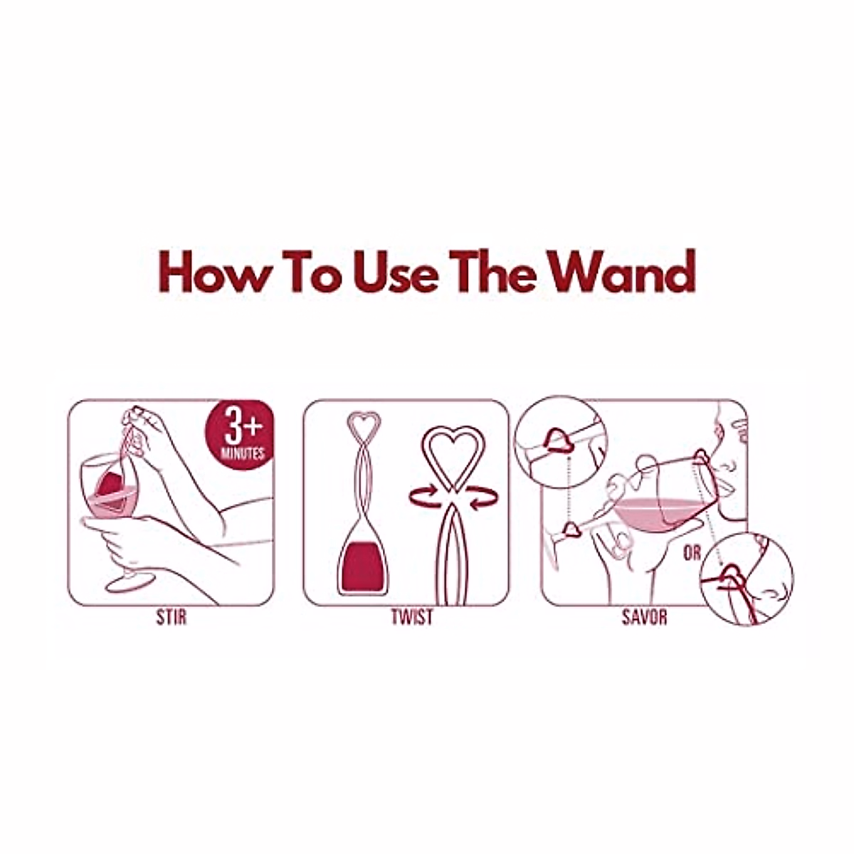 PureWine Silver & Gold Wand Technology Histamine and Sulfite Filter, Purifier Reduces Wine Allergies, Stir Stick Aerates Wine - Pack of 8