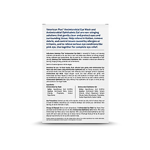 Vetericyn Plus All Animal Eye Care Kit | Eye Wash and Ophthalmic Gel Bundle to Flush, Lubricate, and Relieve Eye Irritations for Dogs, Cats, Horses, and All Animals. 3 Fl. Oz. Each (2 Count)