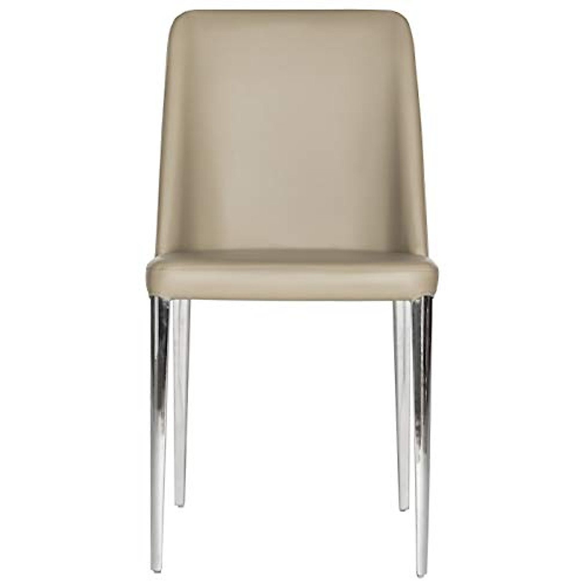 Safavieh Home Collection Mid-Century Modern Baltic Taupe Side Chair (Set of 2)