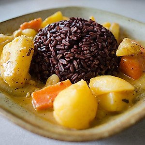 Heirloom Thai Black Rice by Rebirth Rice, 100% all natural, 4lb (64oz), NON-GMO & Direct Trade