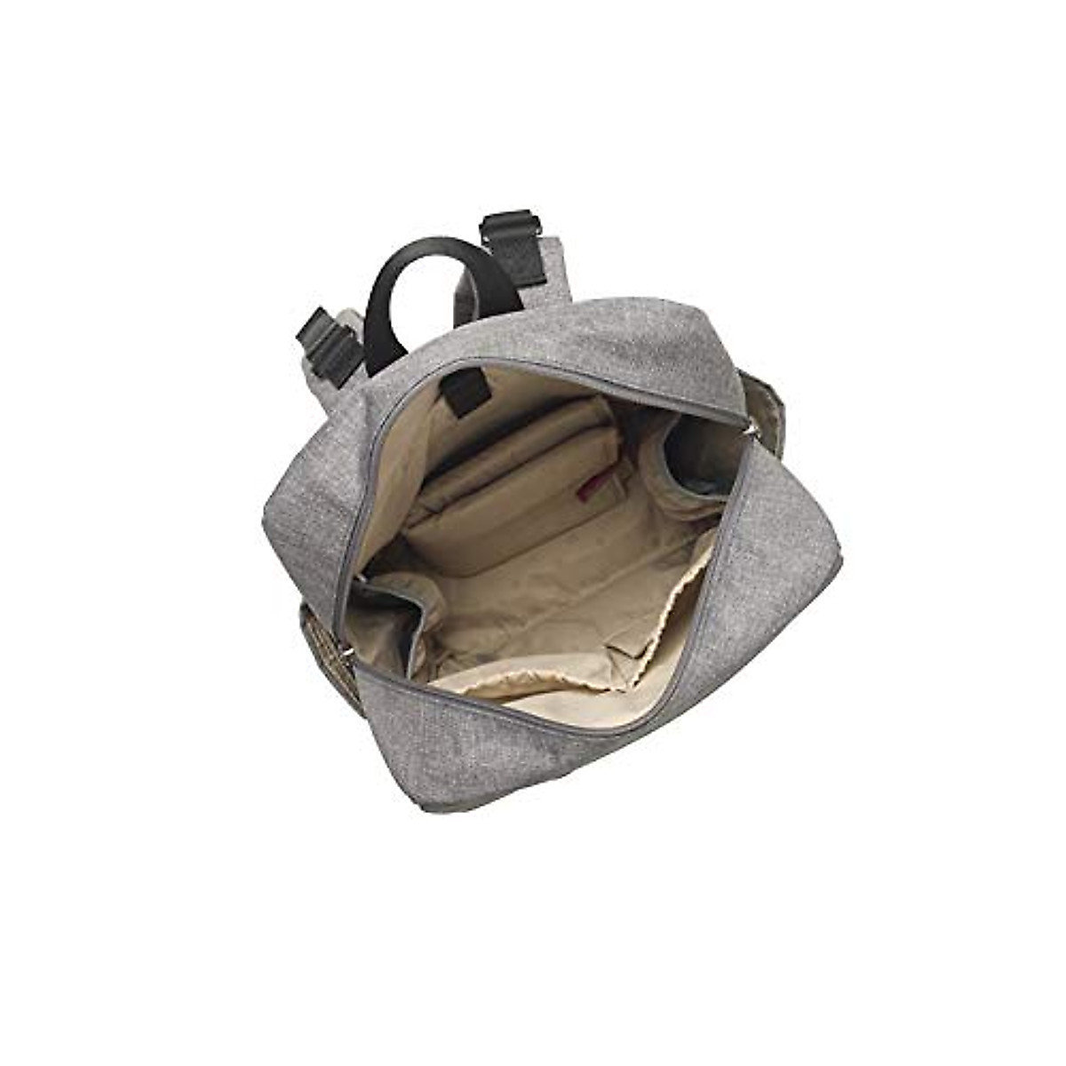 Babymel George Unisex Diaper Backpack in Grey and Black