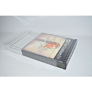 LOKI Premium Dual Double 2-4 Discs Video Game Protector Plastic Cases Display Sleeves Compatible with: Sony PlayStation 1 PS1 | Music Double 2-Discs Sets| 10 Pack