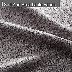 Dreamsir Oversized Rocker Recliner Chair for Adults, Ergonomic Glider 360 Degree Swivel Chair, Overstuffed Manual Rocking Recliner for Living Room, Theater Seating Single Sofa Chair, Grey