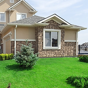 ZGR Artificial Grass Turf Lawn 4' x 6' Outdoor Rug, 0.8" Premium Realistic Turf for Garden, Yard, Home Landscape, Playground, Dogs Synthetic Grass Mat Fake Grass Rug, Rubber Backed with Drain Holes