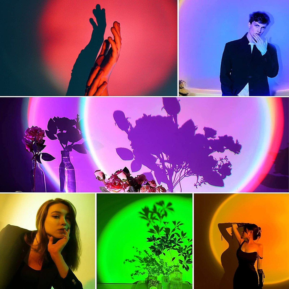 Sunset Lamp Projection 16 Colors with Remote Control | Decor & Photography