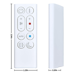 New Replacement Fan Remote Control Compatible for Dyson Purifier Hot+Cool™ Gen 1 Fan Heater HP10