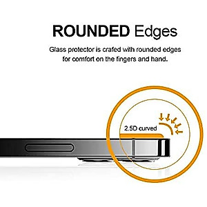 (3 Pack) Supershieldz Designed for iPhone 14 / iPhone 13 / iPhone 13 Pro (6.1 inch) Tempered Glass Screen Protector, Anti Scratch, Bubble Free