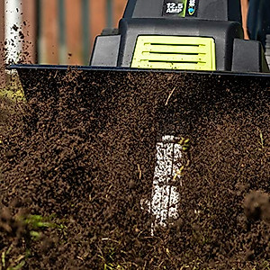 Earthwise TC70125 12.5-Amp 16-Inch Corded Electric Tiller/Cultivator, Green