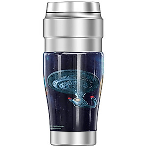 THERMOS Star Trek Next Generation Crew STAINLESS KING Stainless Steel Travel Tumbler, Vacuum insulated & Double Wall, 16oz