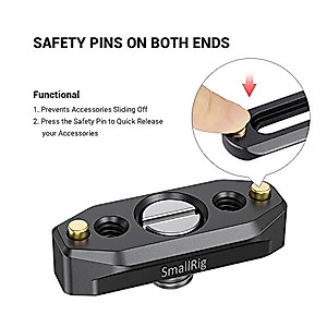 SmallRig NATO Rail with Locating Screw for ARRI 48mm BUN2521B