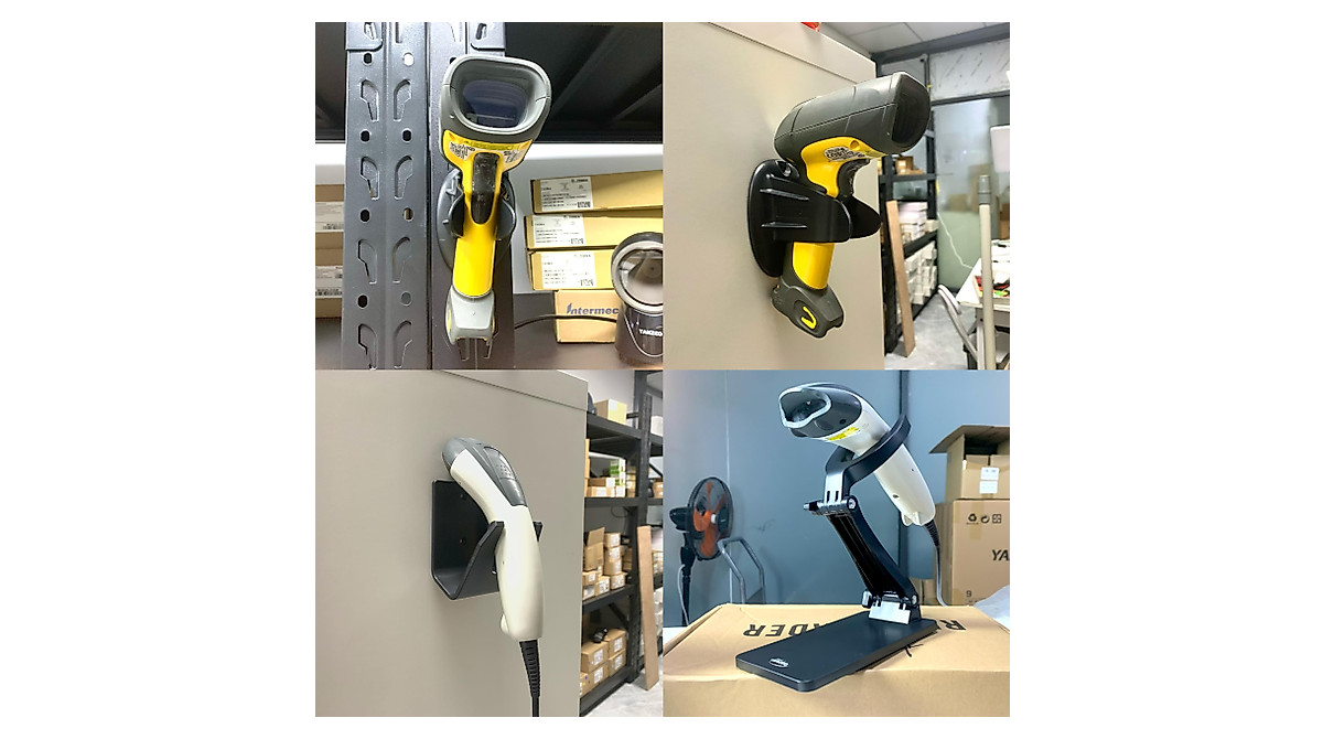 Universal Barcode Scanner Holder for Zebra, Honeywell & Motorola