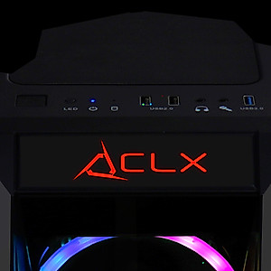 CLX Set VR-Ready Gaming Desktop - Intel Core i7 10700 2.9GHz 8-Core Processor, 16GB DDR4 Memory, GeForce RTX 3060 Ti 8GB GDDR6 Graphics, 240GB SSD, 2TB HDD, WiFi, Windows 11 Home 64-bit, Black