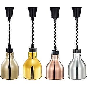 FUNNYBSG Food Warmer lamp Food Heat lamp with Warmer lamp 19cm Buffet Heat Prisake Buffy lamp Buffet Heating lamp Buffet Restaurant hamming Chandelier