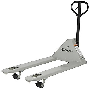 Strongway Pallet Jack Fork Pallet Truck - 63.5in L x 27in W (5500LB Capacity)